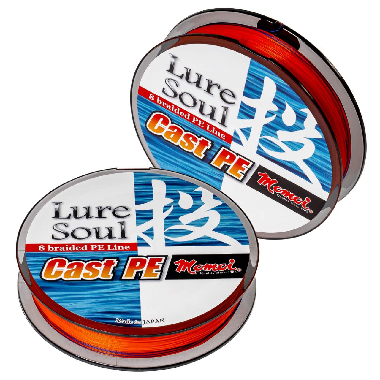 Momoi Lure Soul PE #0.4 | 3,0 kg | 300 m | Orange | ZECK FISHING