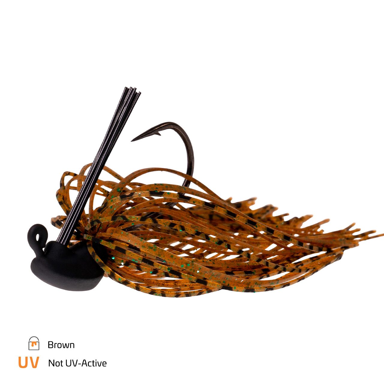 Skirted Jig Brown - #1/0 | ZECK FISHING